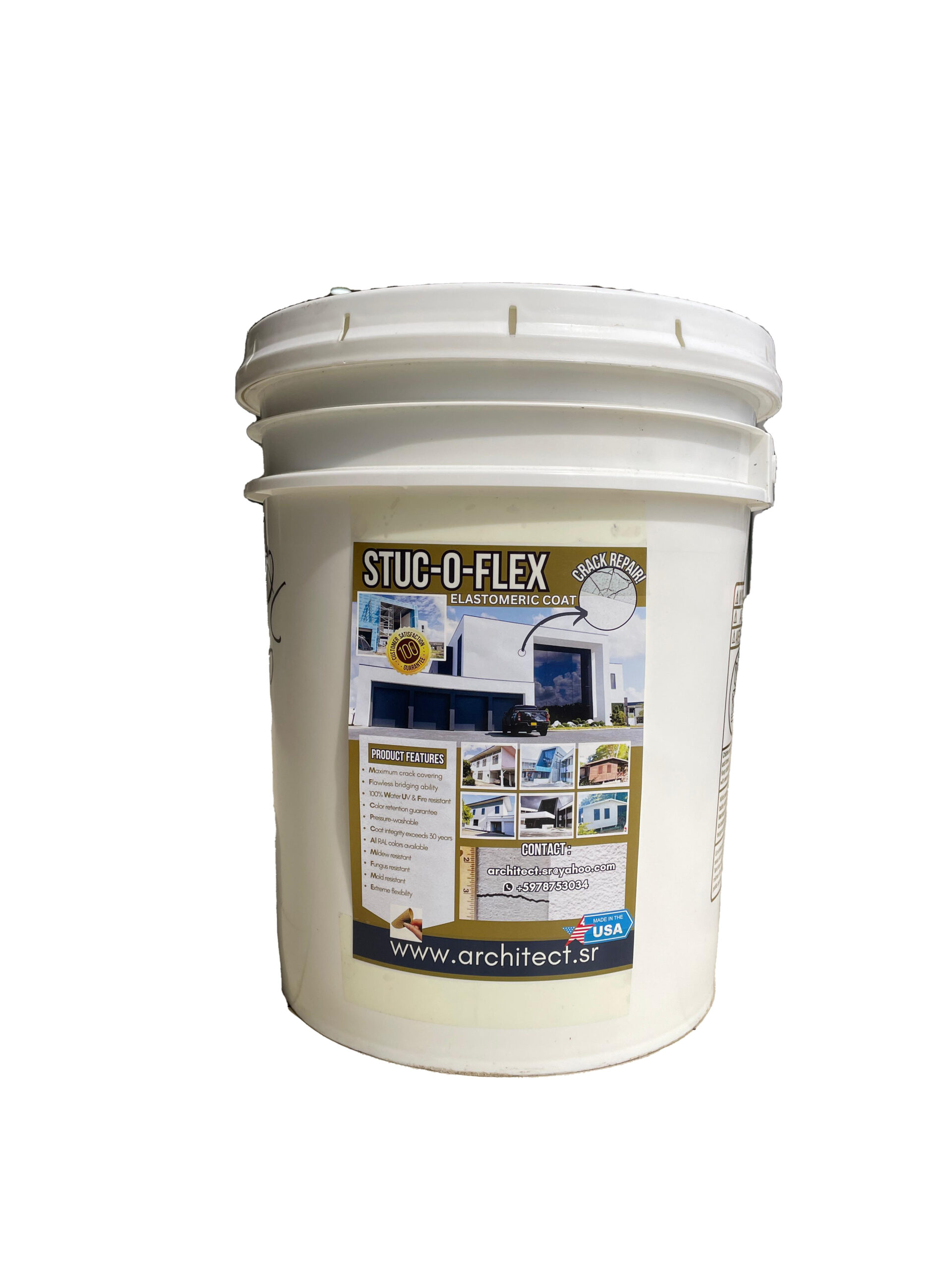 Stuc-O-Flex Elastomeric Coat – Hurricane Steel